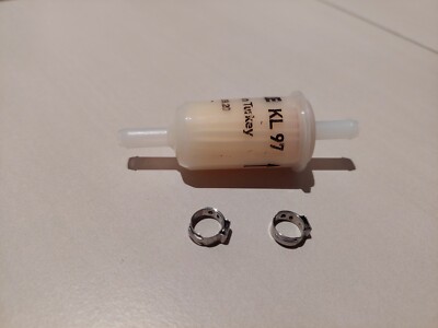 MAHLE KL97 KTM BETA HUSQVARNA GAS GAS IN TANK FUEL FILTER & CLAMPS ...