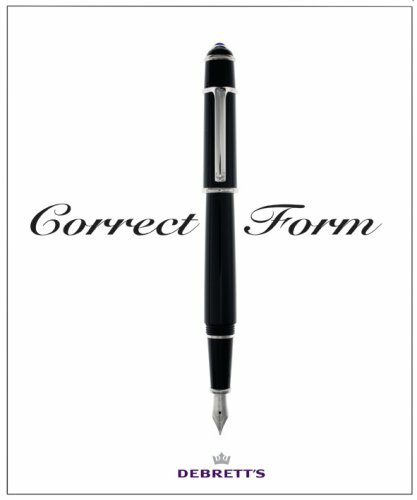 Debrett's Correct Form By Various | eBay