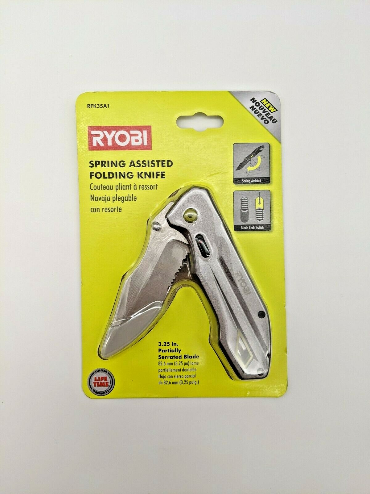 RYOBI Spring Assisted Folding Knife RFK35A1 | eBay