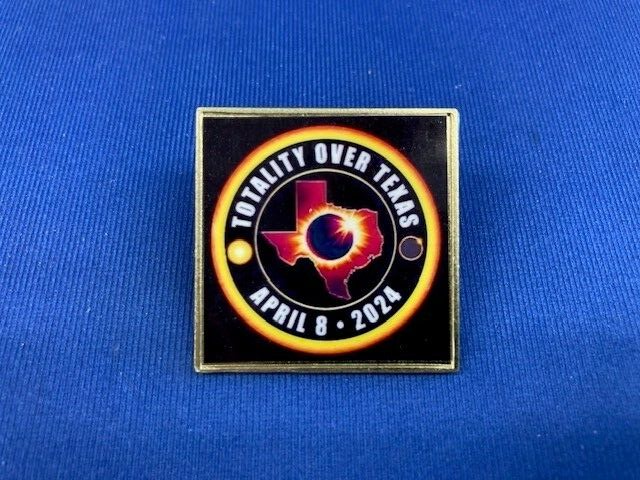 TOTAL SOLAR ECLIPSE PIN - TOTALITY OF TEXAS - SOUVENIR PIN DESIGN #4 | eBay