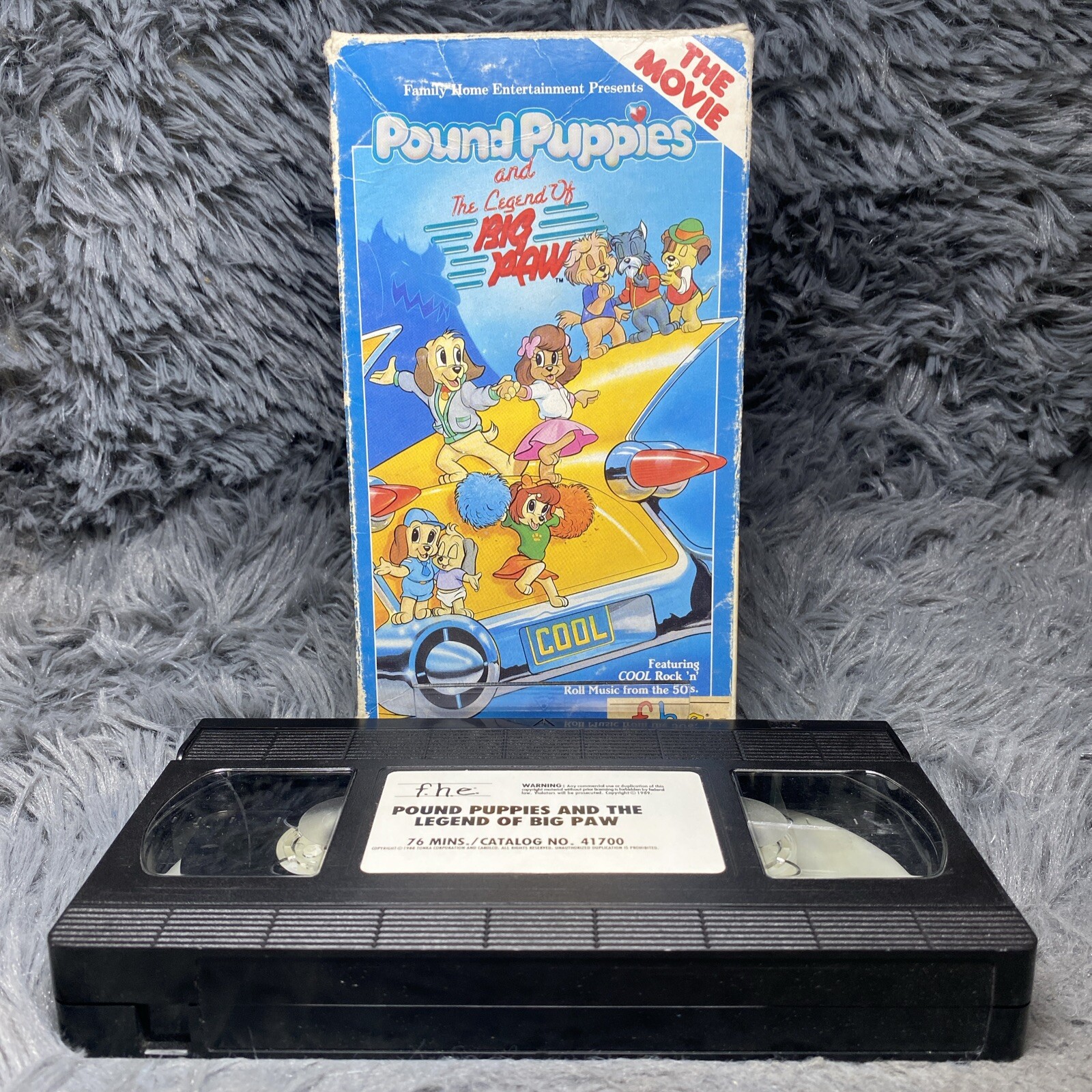 Pound Puppies and the Legend of Big Paw The Movie VHS 1988 Tape Cartoon ...