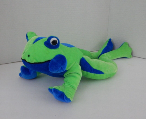 B J Toys Co ~ Blue & Green Frog Plush | eBay