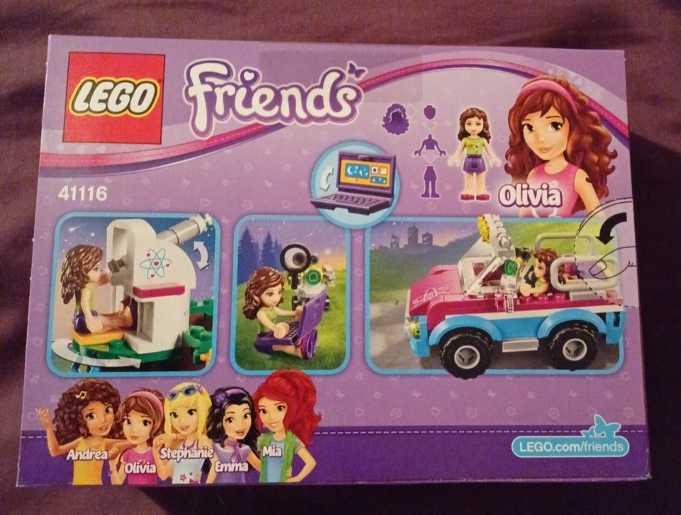Lego Friends #41116 Set, Olivia's Exploration Car, 185 pcs, NIB ...
