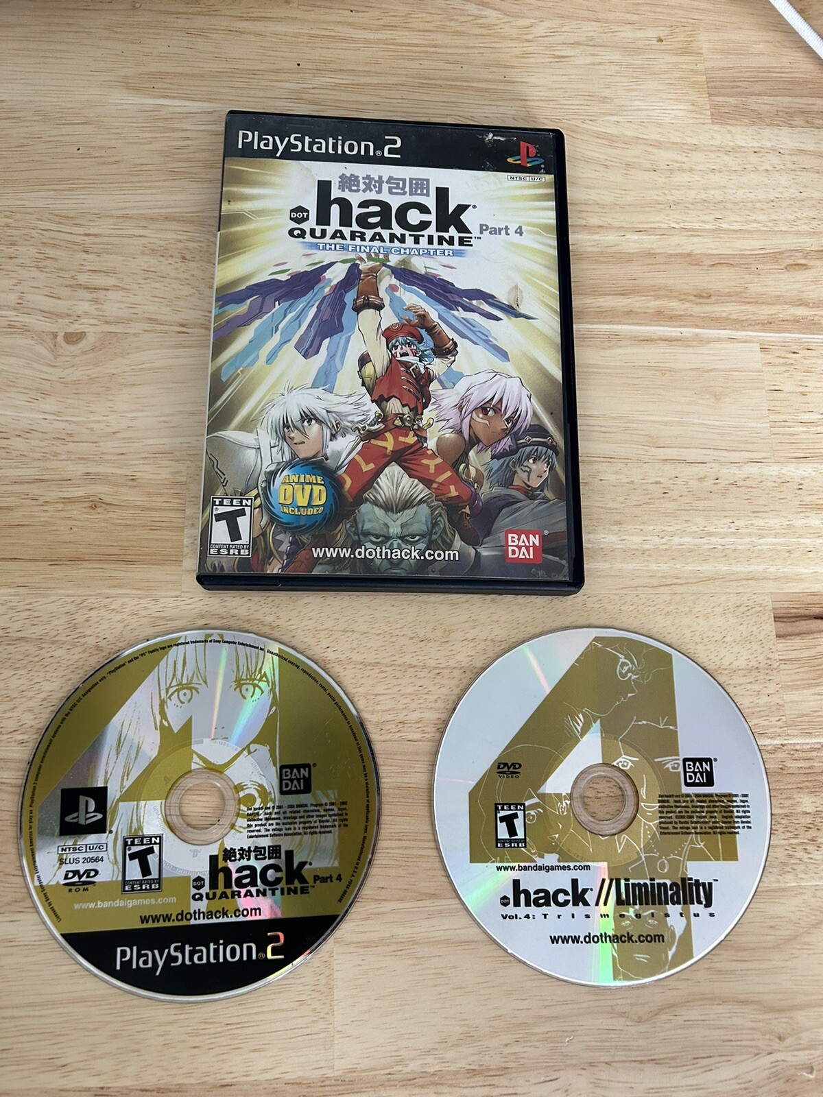 Dot .hack Quarantine Part 4 (PlayStation 2, 2004) With DVD. TESTED ...