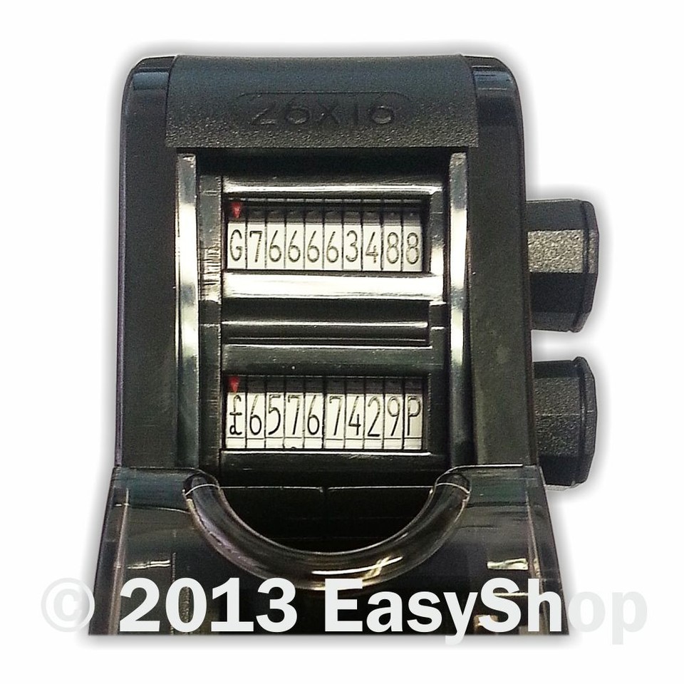 Econoply Motex 26 X 16mm 2 Line Price Marking Gun, 1 roll Labels, Ink ...