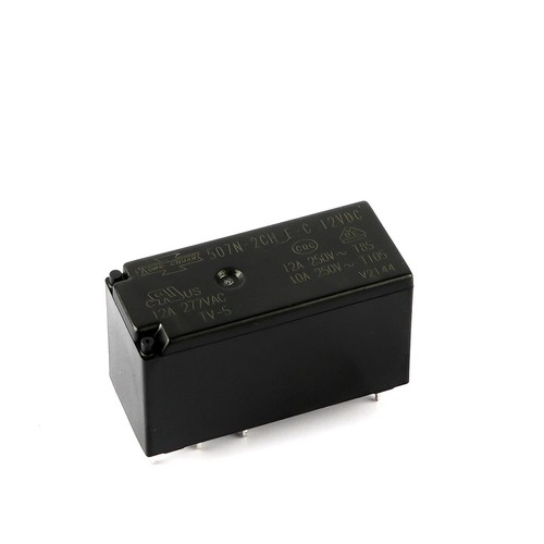 1Pce 507N-2CH-F-C-12V 12VDC Power Relay 12A 277VAC 8Pins #WD1* | eBay