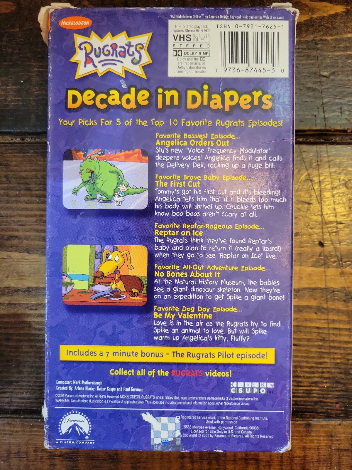 Nick Jr Rugrats Decade In Diapers Vol 1 VHS | Grelly USA
