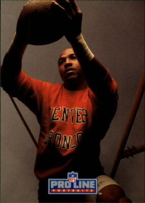 1991 PRO LINE PORTRAITS 😎 Football Card #94 - Mark Jackson, Denver ...