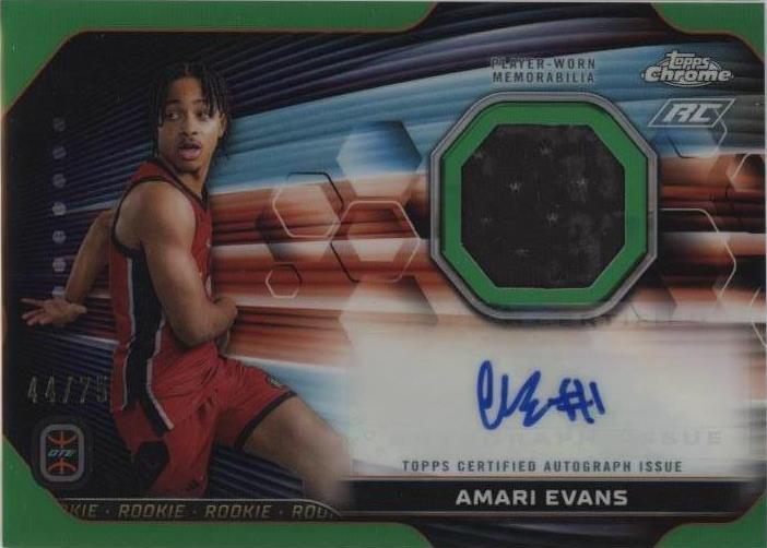 2023-24 Topps Chrome OTE Overtime Elite - Rookie Jersey Autographs ...