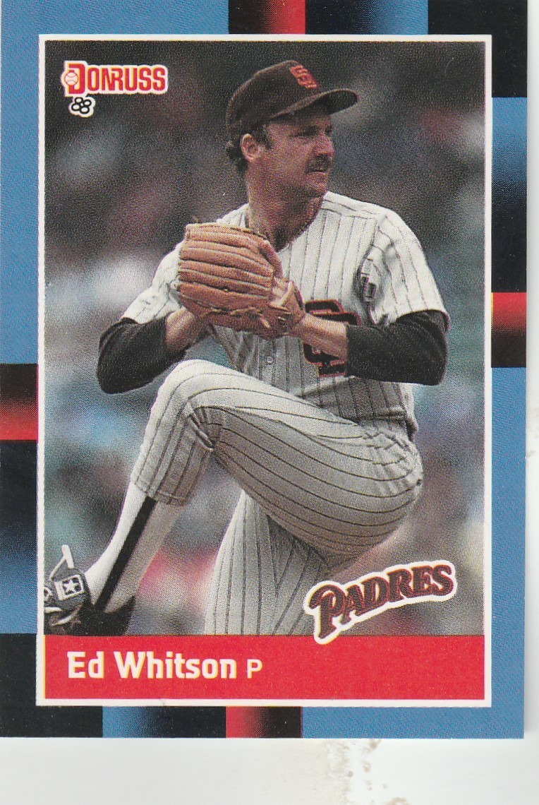 FREE SHIPPING-MINT-1988 Donruss San Diego Padres Baseball Card #81 Ed ...