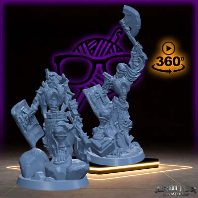 Skeleton Axe Horde | Arbiter Legion I | Undead miniature for Tabletop ...