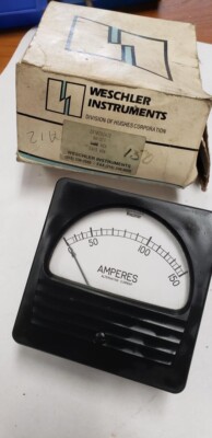 WESCHLER INSTRUMENTS, 291B292A16 RA-371, 0-150 AMPS METER | eBay