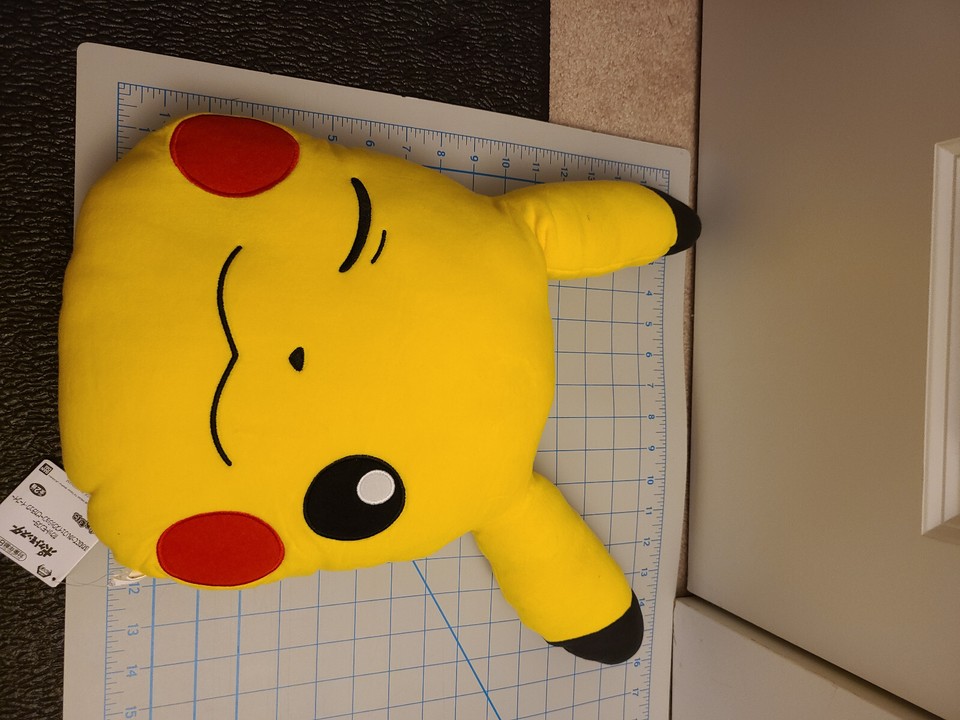 Pikachu Wink Pillow Head Shape Cushion Pokemon | eBay