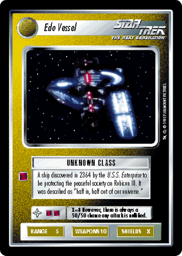 Star Trek CCG - Edo Vessel - 1995, TNG | eBay