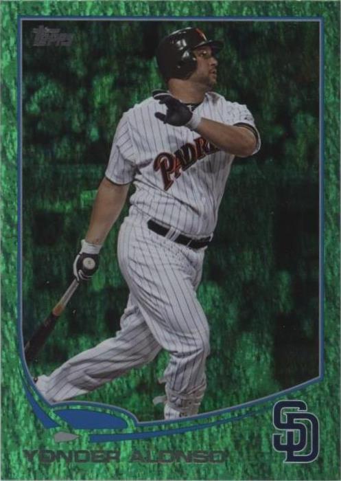 2013 Topps - Yonder Alonso #223 Emerald Foil for sale online | eBay