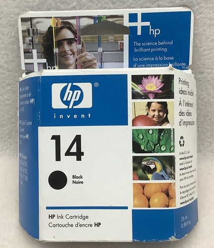 HP Invent 14 Black Noire Ink Cartridge Expired 2007 NEW | eBay