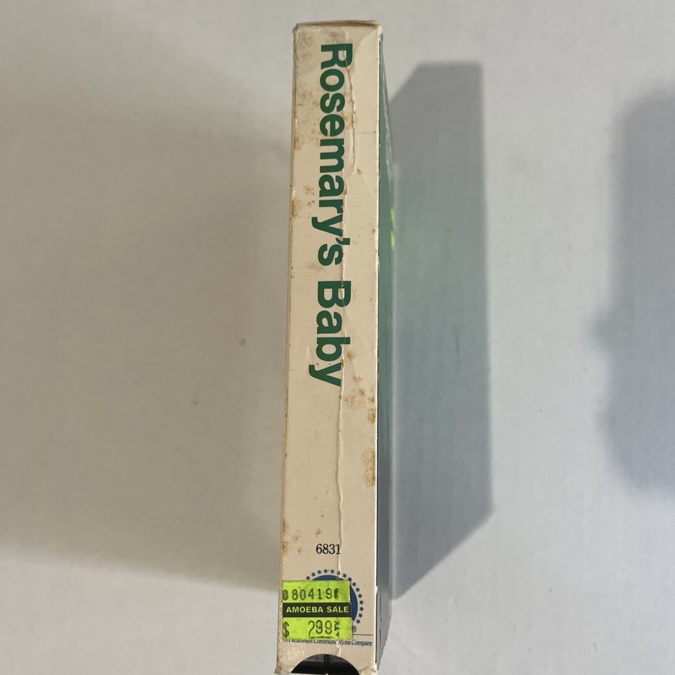Rosemary's Baby VHS 1996 Paramount Horror Classic Exorcist House Of The ...