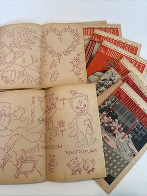 1960's Vintage The Workbasket Magazine Sewing Home Needlecraft Pattern ...
