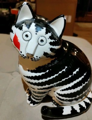 Sigma by Tastesetter Kliban Kiss Cat Ceramic Jar Black White Rare ...