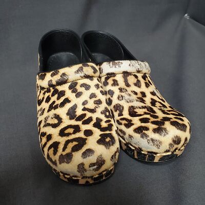 Dansko Professional Haircalf Women's Shoes, Leopard Print, W38 | eBay