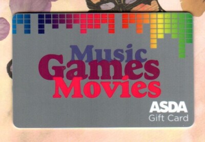 ASDA ( UK ) Entertainment, Music, Games, Movies ( 2009 ) Gift Card ( $0 ...
