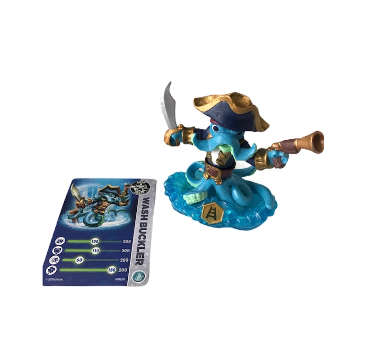 Skylanders Swap Force Wash Buckler Card