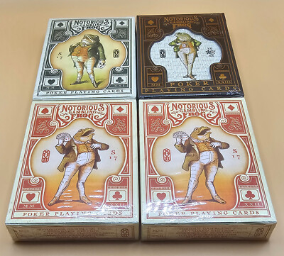 Notorious Gambling Frog Playing Cards - Stockholm17 - 4 Deck Set w ...