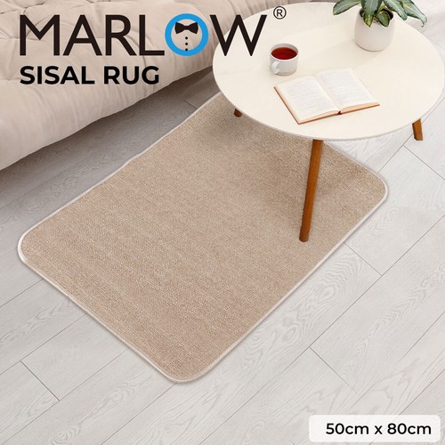Marlow Floor Rugs Sisal Floor Rug Mat Natural Living Room Bedroom Pad ...