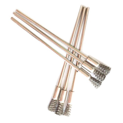 10 Pcs Extended Wire Steel Cleaning End Brusher Pen Rust Paint Removal ...