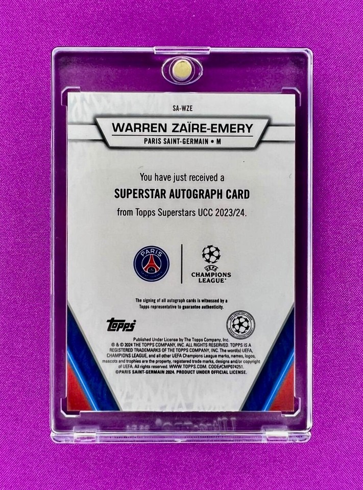 Warren Zaire Emery /AUTOGRAPH | eBay