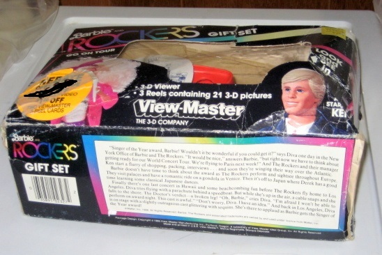 Vintage 1986 Barbie And The Rockers View-Master 3-D Gift Set Viewer and ...