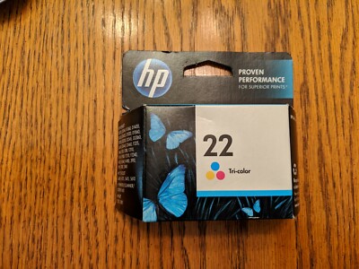 HP 22 Tri-Color Ink Cartridge C9352AN New Genuine Sealed Exp Mar 2013 ...