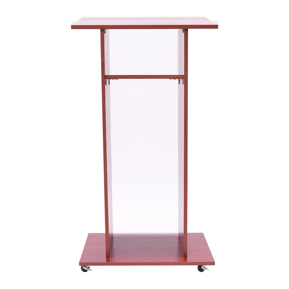 Wooden Conference Pulpit Podium Church Speech Podium Presentation Stand ...