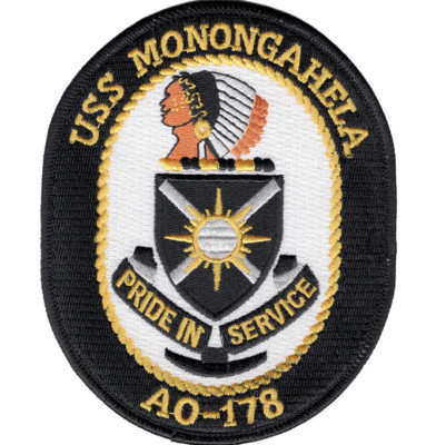 5" NAVY USS AO-178 MONONGAHELA EMBROIDERED PATCH | eBay
