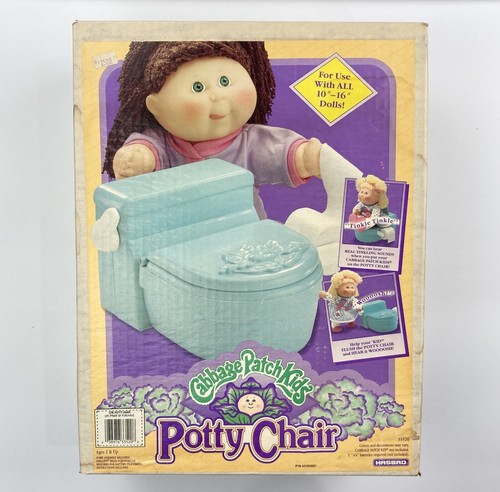 Vintage Cabbage Patch Kids Potty Chair Toilet 1991 Hasbro New Open Box ...