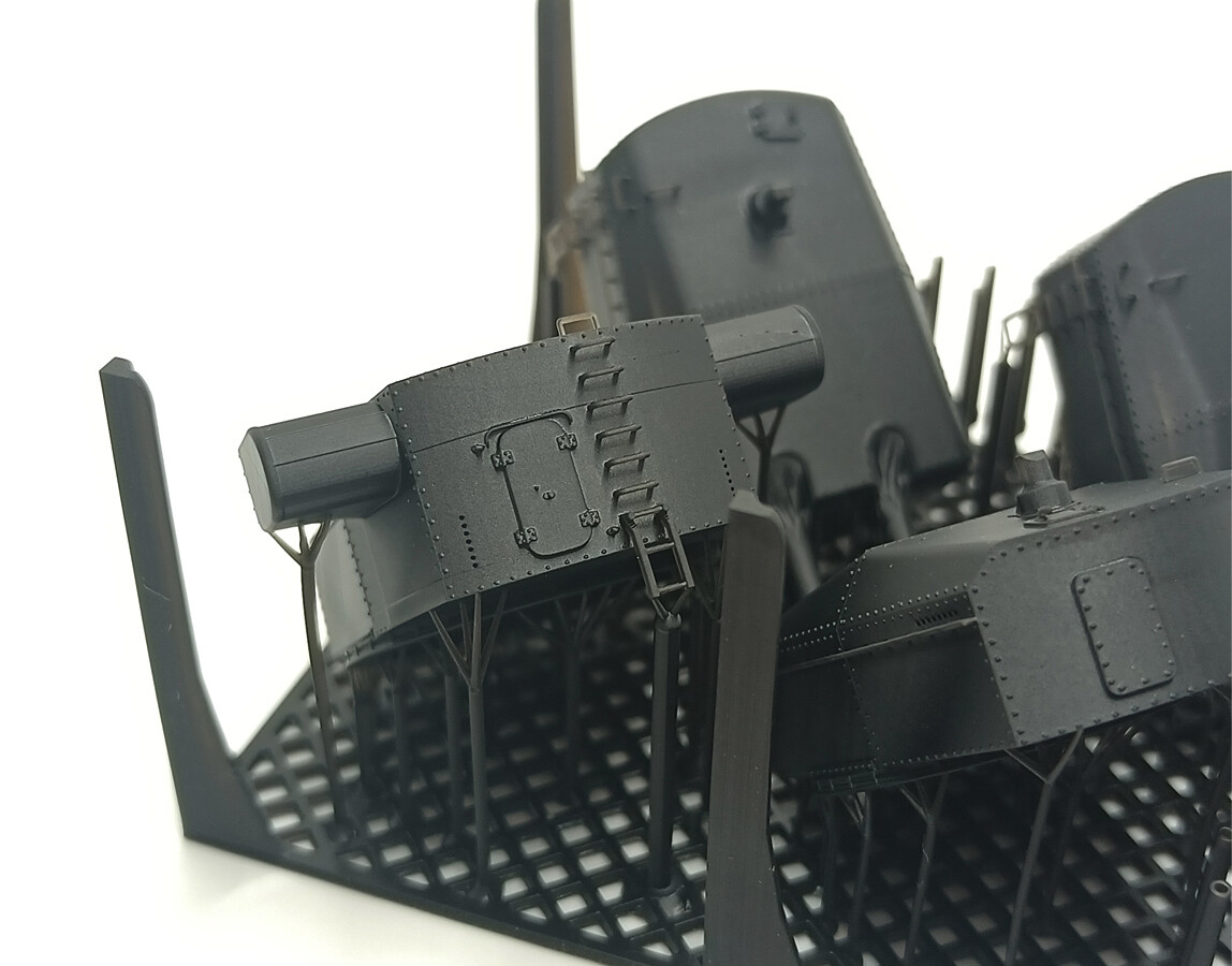 YZM Model YZ-048A 1/200 Bismarck battleship 150mm SK C/28 secondary gun ...