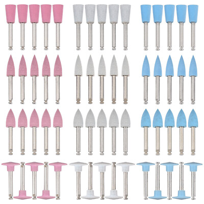 100 Pcs Dental Low-speed Composite Polishing Grinding Silicone Rubber ...