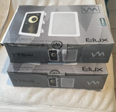 VM AUDIO Elux 5.25” In-Wall Speaker VM WA525 E 2 Single Speakers no | eBay