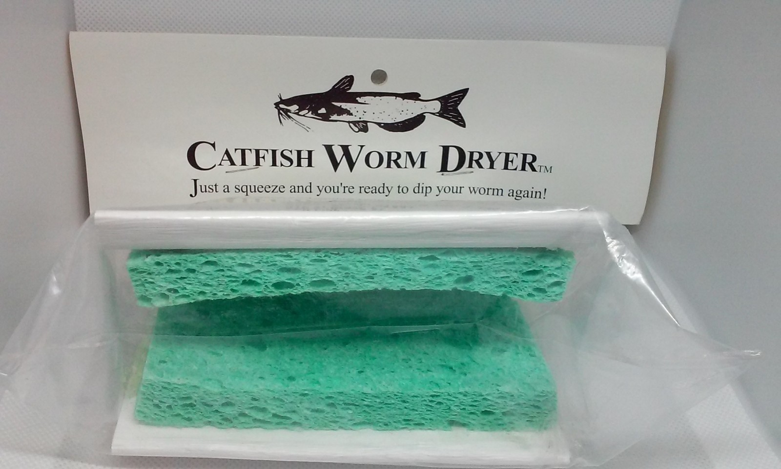 Catfish Worm Dryer for Catfish Dip Bait Dip Worms Sponge Dryer Just a ...