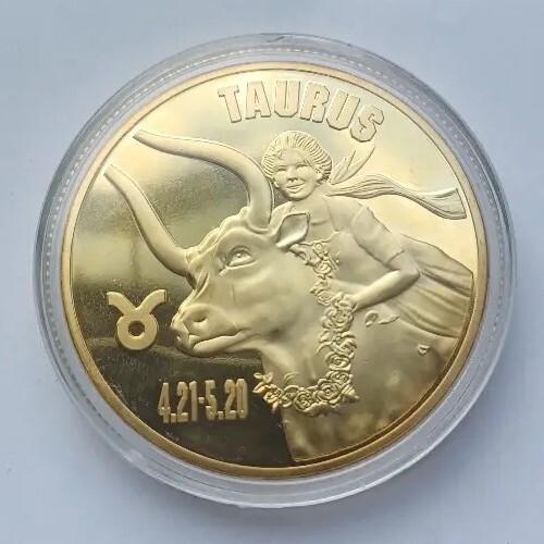 Taurus Gold Coin Cook Islands Horoscope Star Sign The Rock David ...