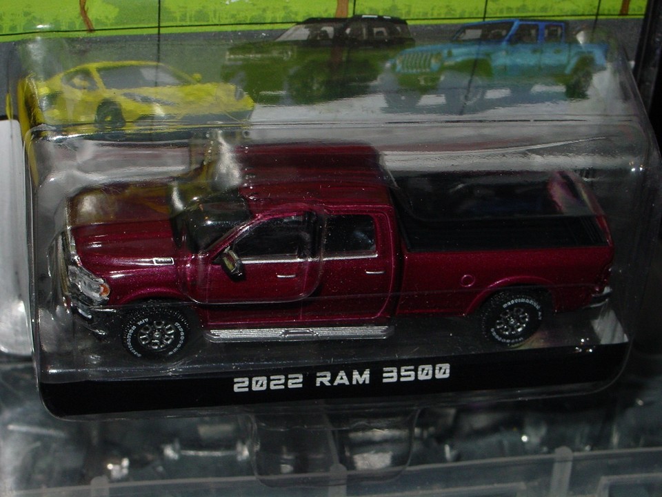 GREENLIGHT 2022 DODGE RAM 3500 CREW CAB PICK UP TRUCK -Maroon, MIP | eBay