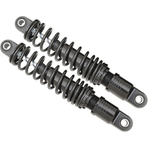 Drag Specialties 11" Ride-Height Adjustable Shocks Black Harley ...