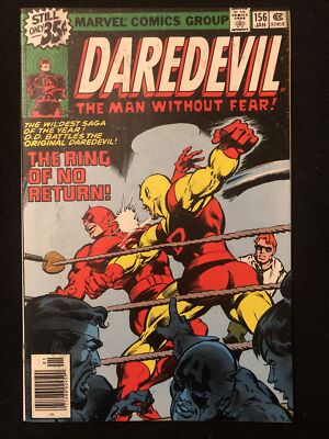 DAREDEVIL 156 4.5 5.0 DAREDEVIL VS DAREDEVIL MARVEL 1978 NEWSSTAND DDS ...