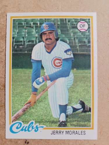 JERRY MORALES 1978 Topps # 175 baseball card CHICAGO CUBS 78 | eBay