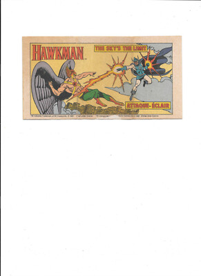 Hawkman #1B 1981 Post Cereal Canadian Mini Comic Sky's The Limit DC ...