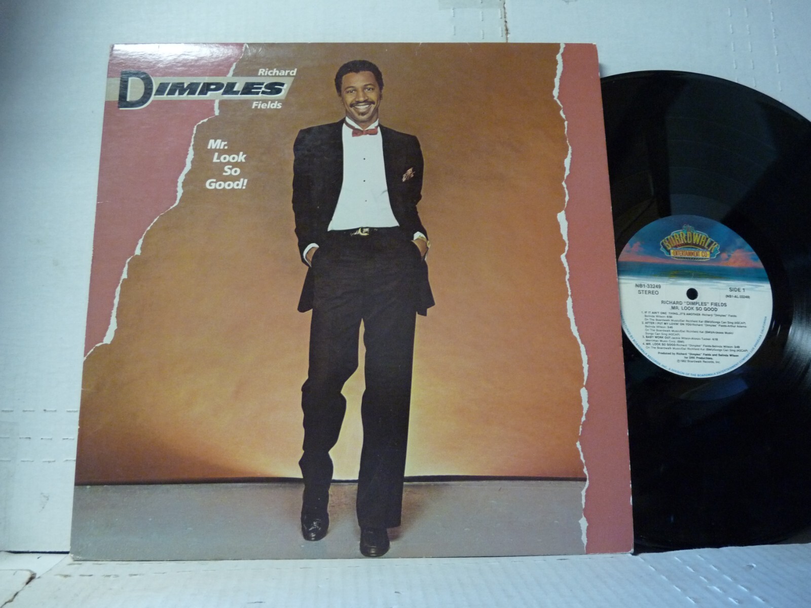 NM PROMO Richard Dimples Fields "Mr. Look So Good!" LP 1982 & RARE ...