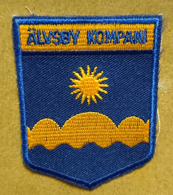 SWEDEN MILITARY ARMY NORRBOTTEN REGIMENT I19 PATCH ÄLVSBY KOMPANI PATCH ...
