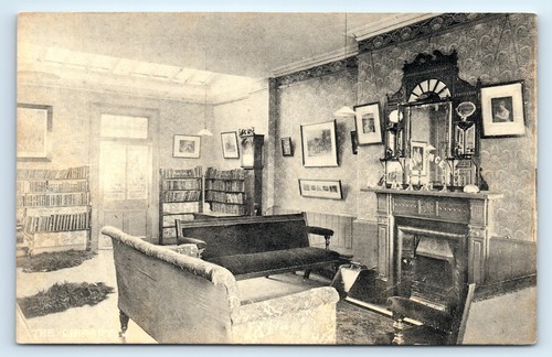 POSTCARD MOSTYN HOUSE SCHOOL PARKGATE CHESHIRE - THE LIBRARY - | eBay UK