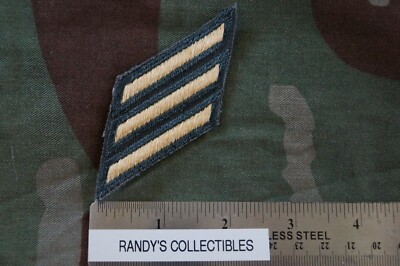US Army Enlisted Male Service Stripes (3) 9 Years Sew on Dress Greens ...