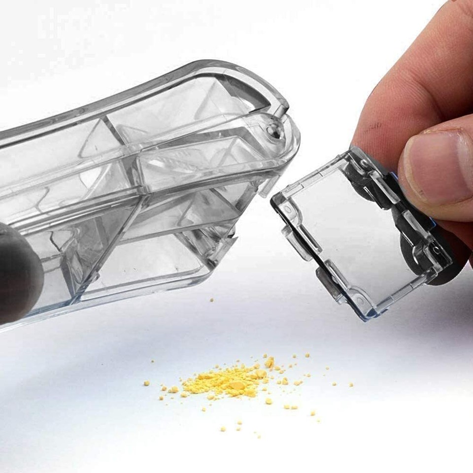 2 Pack Professional Pill Cutter Splitter for Small or Large Pills in ...